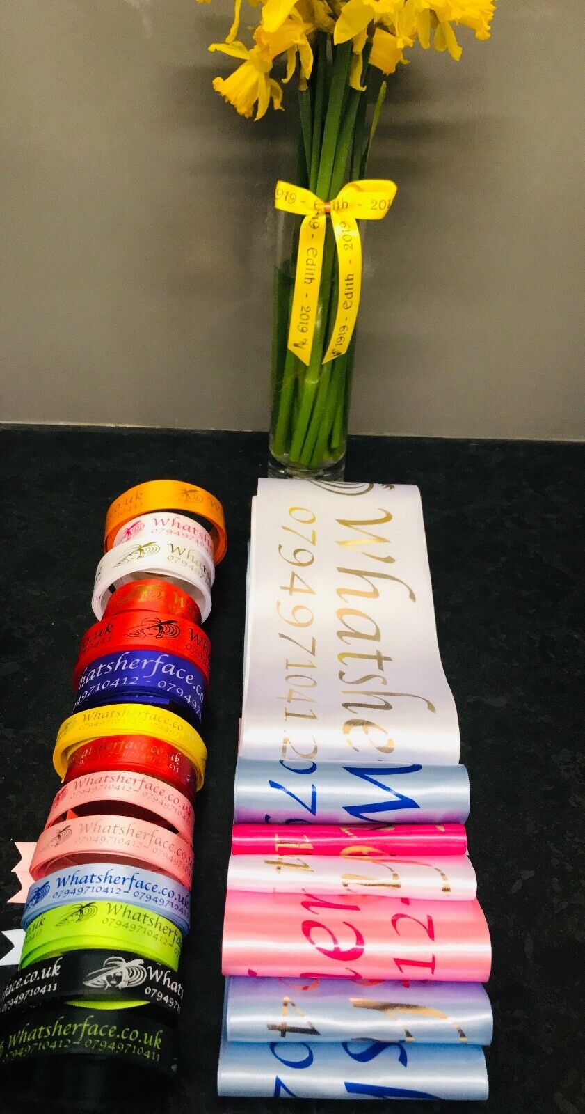 Personalised Ribbon - Whatsherface